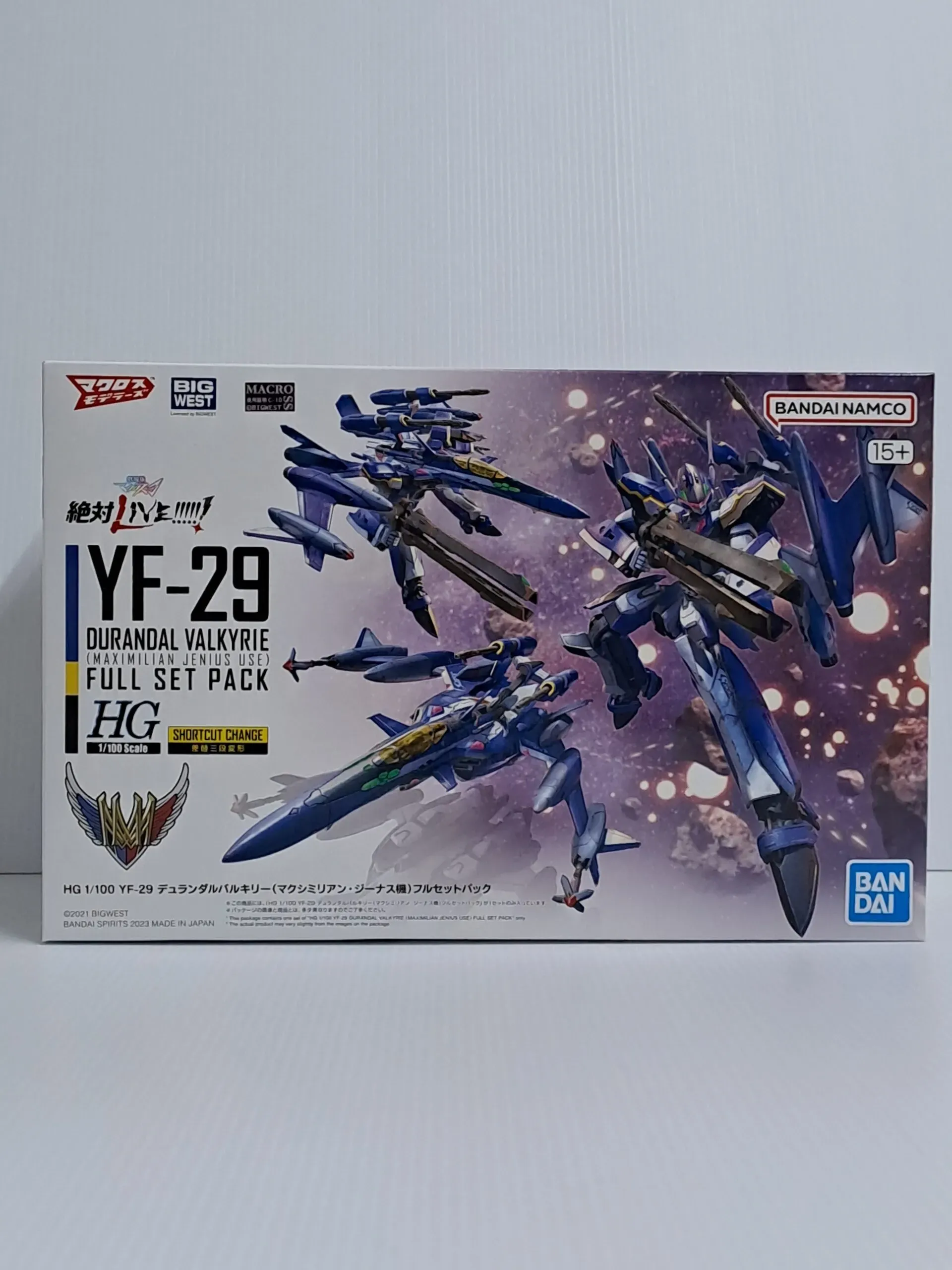 Bandai 1/100 HG YF-29 DURANDAL VALKYRIE (MAX JENIUS USE) 656919 – 福利模型 ...