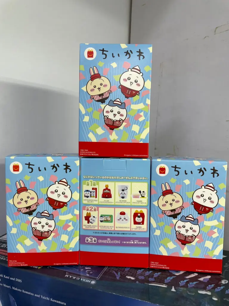 日本麥當勞開心樂園餐 CHIIKAWA玩具 第2彈 set of 4 CBG-4567/5678/6789/7890 – 福利模型 Fook Le Model